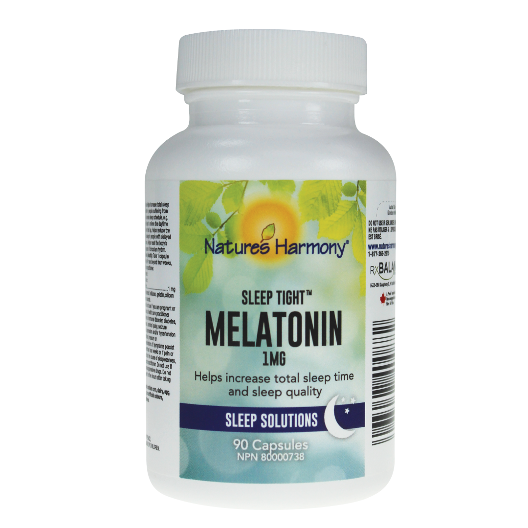 Sleep Tight™ Melatonin 1mg 90 Capsules -400880 – Nature's Harmony